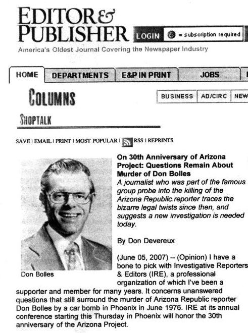 “But we didn’t”: Addendum to 2007 “Editor & Publisher” Op-Ed Piece ...